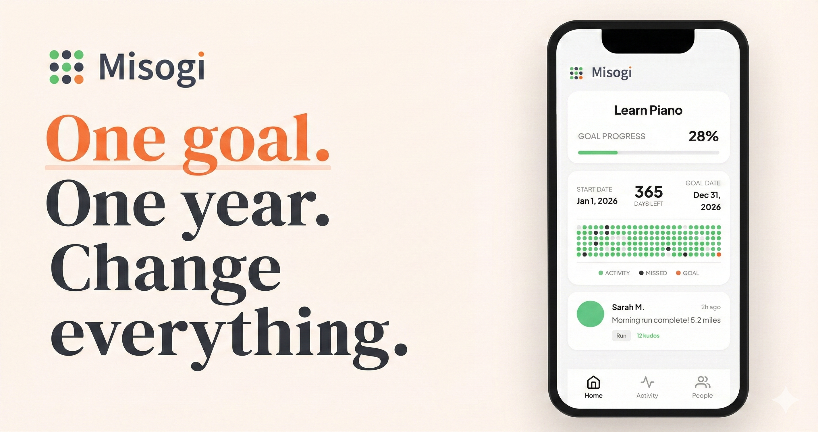 Misogi | One Goal. One Year. Change Everything.